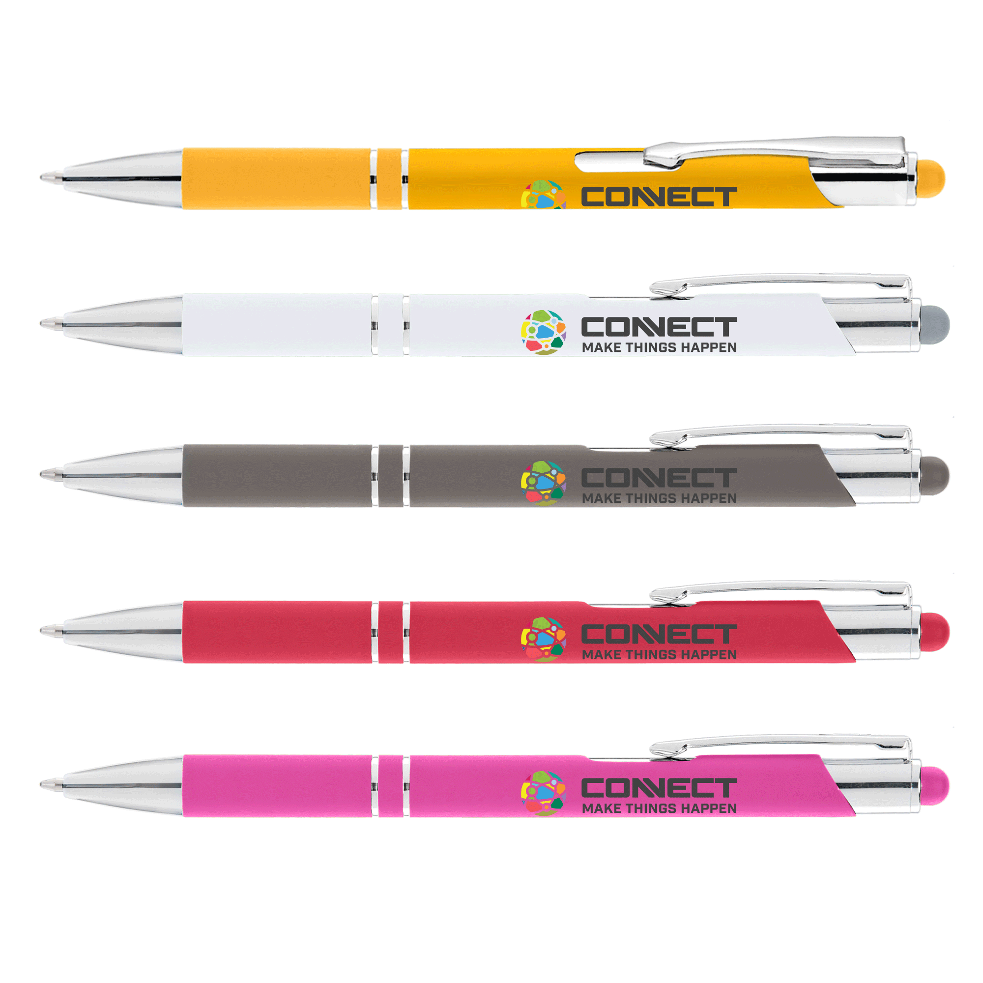 Custom Full Color Paragon Pen with Color Stylus | Pens.com